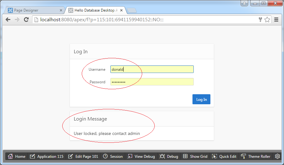 Benutzerdefinierte Authentifizierung In Oracle Apex