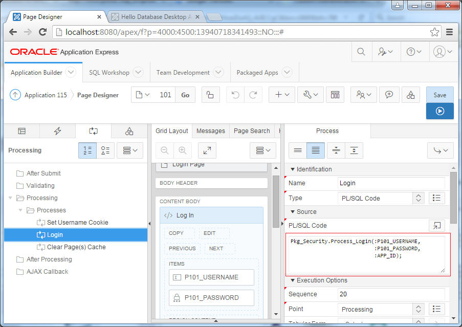 Benutzerdefinierte Authentifizierung In Oracle Apex
