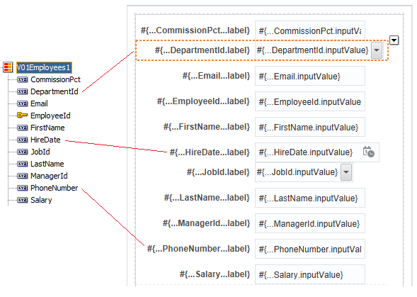 Create Update And Delele Data Using Adf Form In Adf Bc