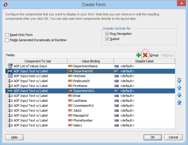 Creating Lov List Of Values In Oracle Adf Bc