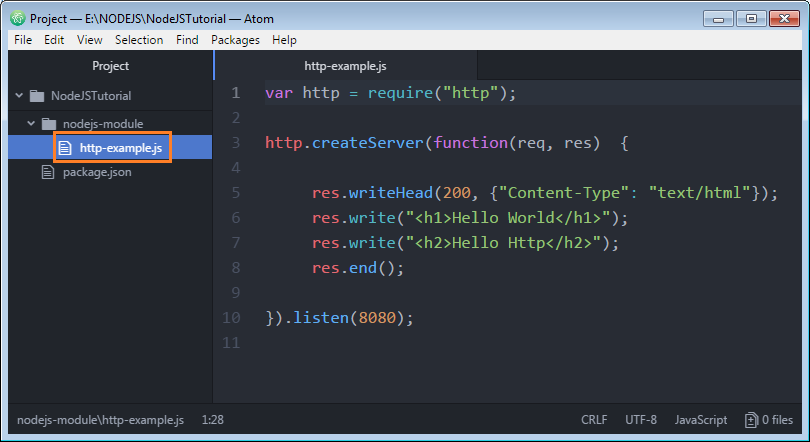 NodeJS Modules