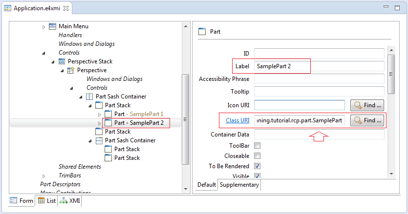 Le Tutoriel Eclipse Rcp 4 Pour Débutant Application E4 Workbench