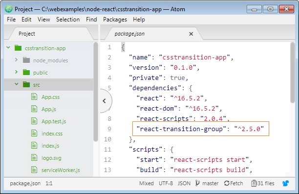 Exemple React-Transition-Group Transition (NodeJS) Exemple React-Transition-Group Transition (NodeJS)