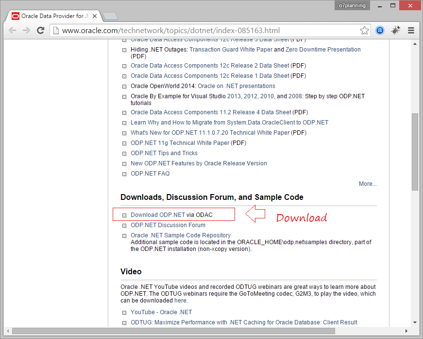 Подключиться к базе данных Oracle в C без Oracle Client