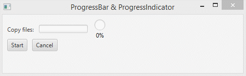Руководство JavaFX ProgressBar и ProgressIndicator Руководство JavaFX ProgressBar и ProgressIndicator